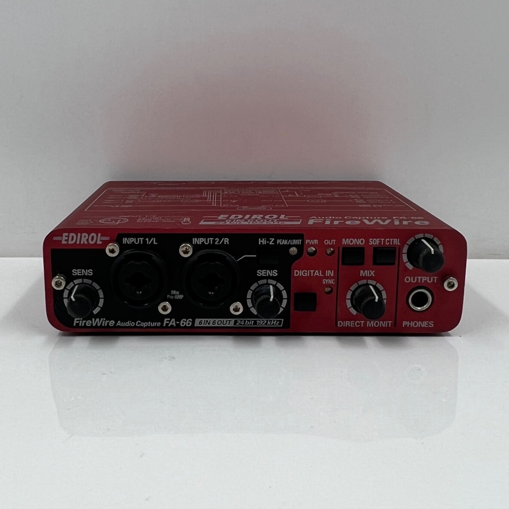 Pre-owned ROLAND EDIROL FA-66 FIRE WIRE USB AUDIO CAPTURE INTERFACE 6 ...